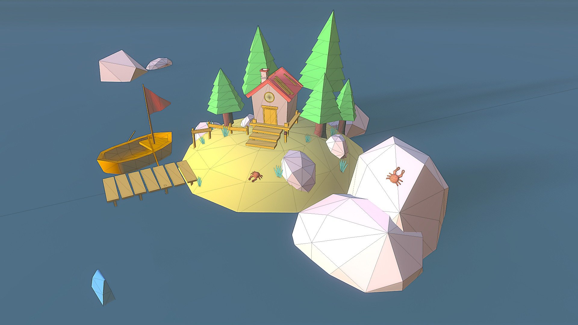 Tutpad Island - 3D model by dsv86 [39d26ba] - Sketchfab