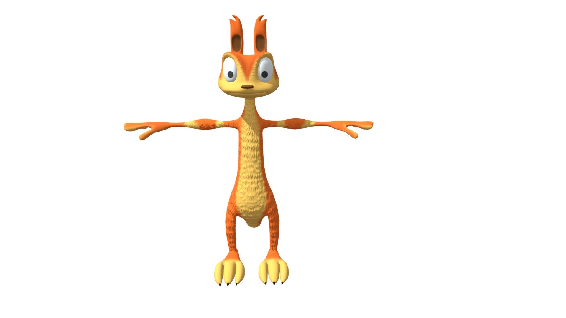 Pintado handpainted Daxter - Download Free 3D model by albacam ...