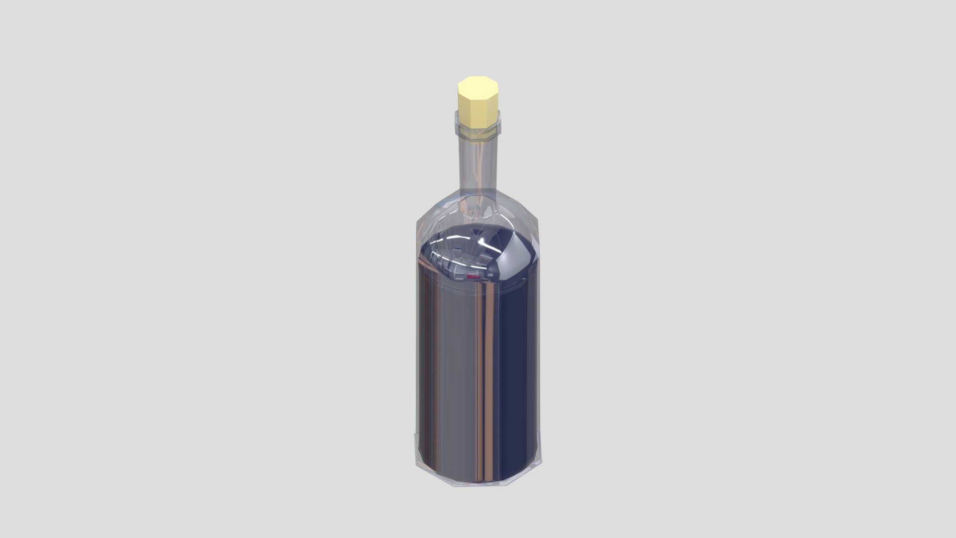 Low poly Bottle Model - Download Free 3D model by PRINCE.JACK (@J.A.C.K ...