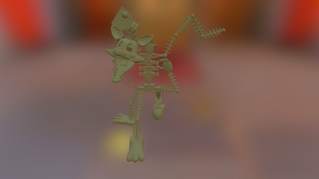 the Mangle - 3D model by Joebot The Robot (@Joebot_the_robot) [39d40a4 ...