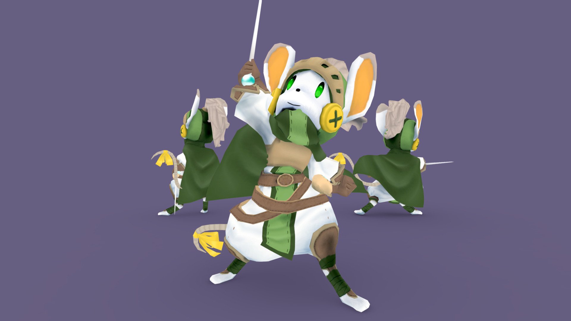 Percy, The Mouse Knight - 3D model by Ivan Nechaev (@nechaev-ivan ...