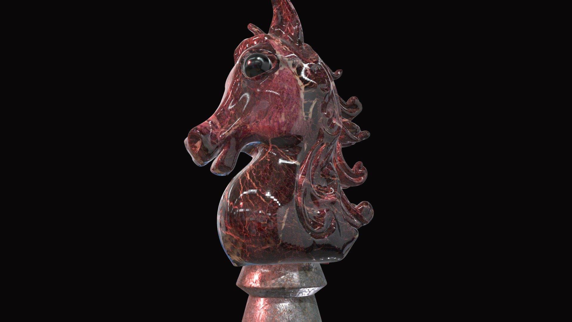 Horse Chess - Download Free 3D model by Daniela Oliva (@danielaoliva ...