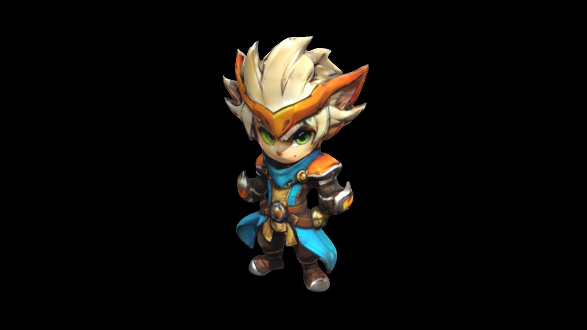 Character Design Battle Spirits Hero Rayne - Download Free 3D model by ...