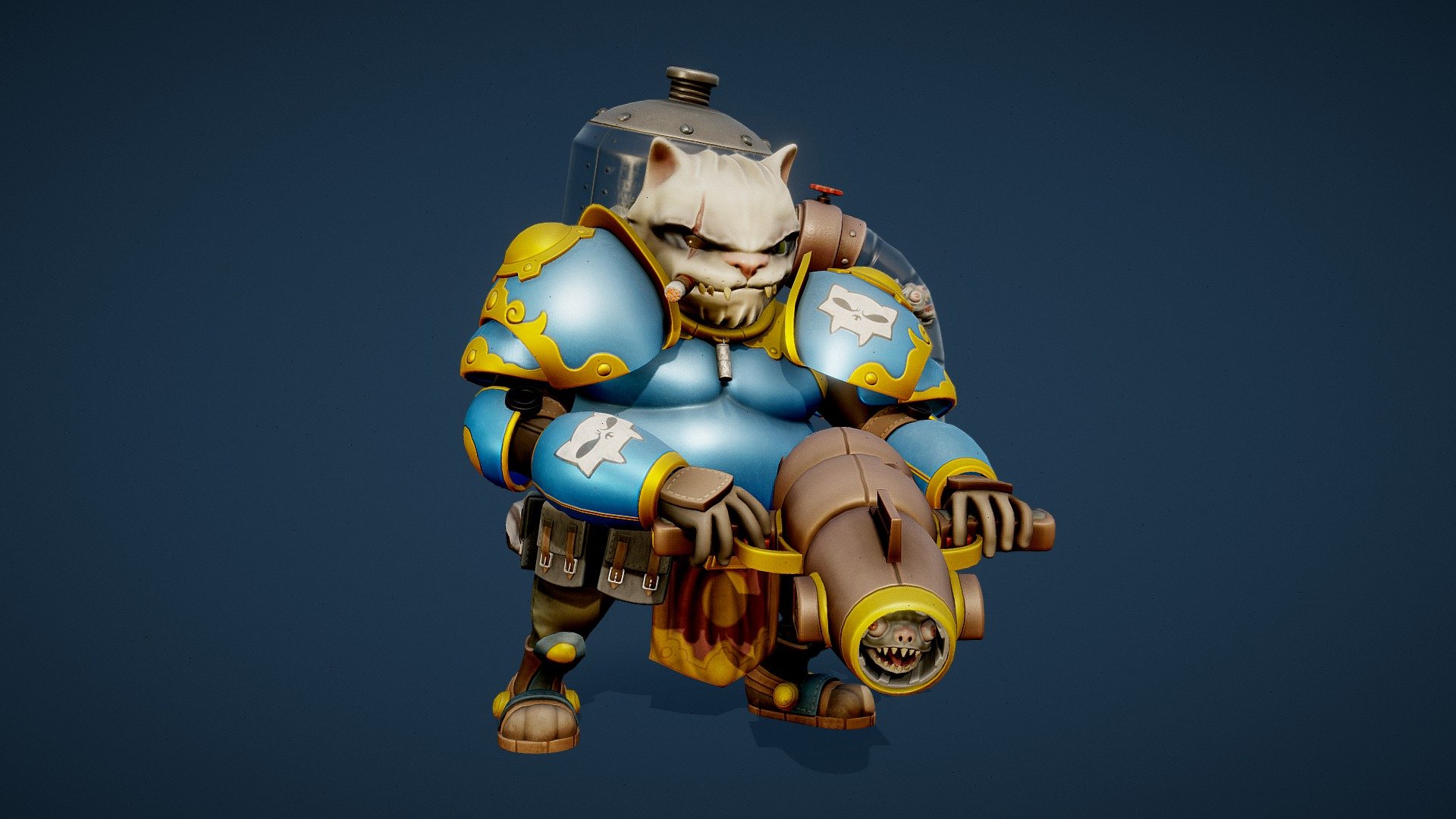 Captain Cuddles - 3D model by Sam Carrier (@samcarrier) [39d9f94 ...