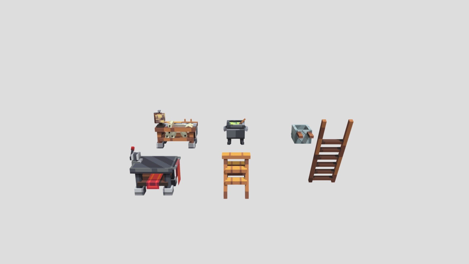 Work Stations Pack - 3D model by MC-Shop (@Mycri) [39da245] - Sketchfab