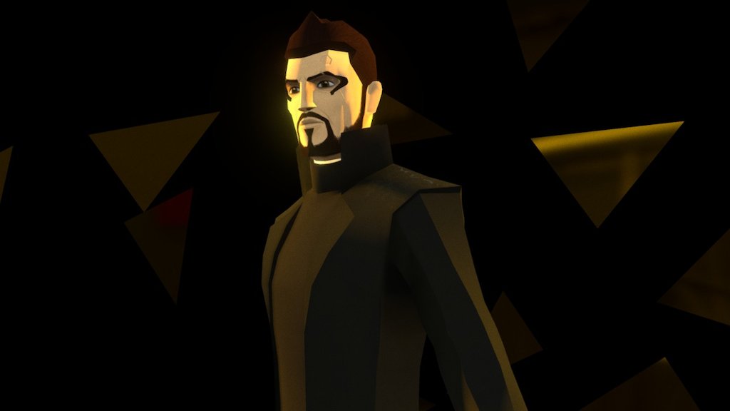Adam Jensen : HR - 3D model by Mark Arandjus (@MarkA) [39daad9] - Sketchfab