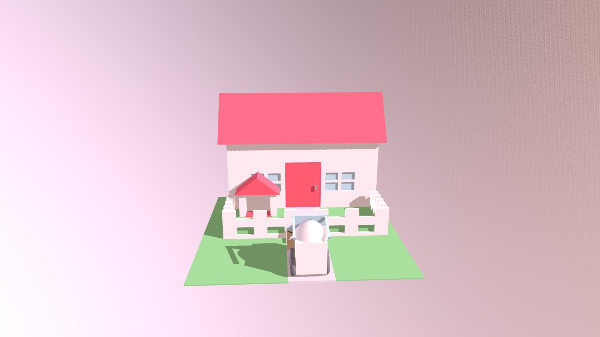 Cool Robot Mailman! - 3D model by sarahssarahh [39dba0f] - Sketchfab