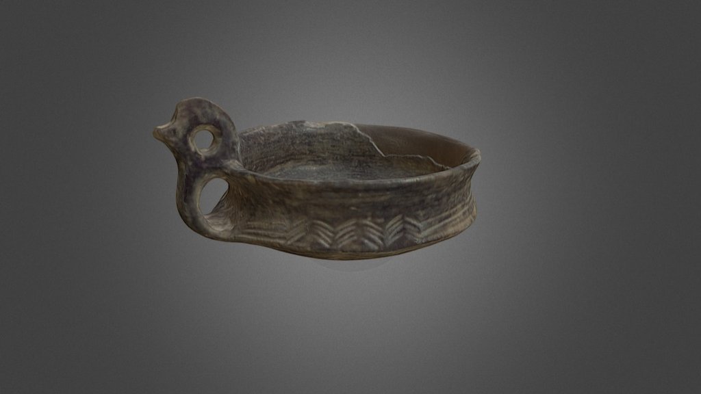 Tazza con ansa ornitomorfa - 3D model by 3D ArcheoLab (@3d-archeolab ...