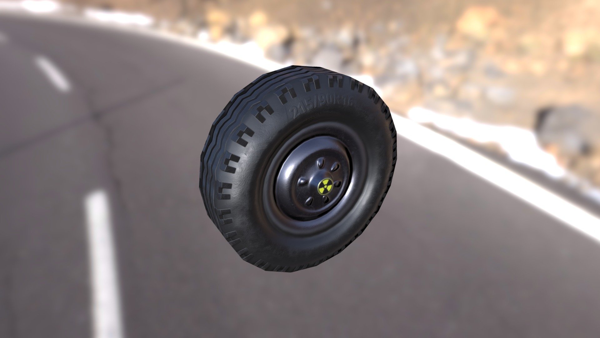 Wheel UAZ452 Low-Poly - Download Free 3D model by simonjames247 ...