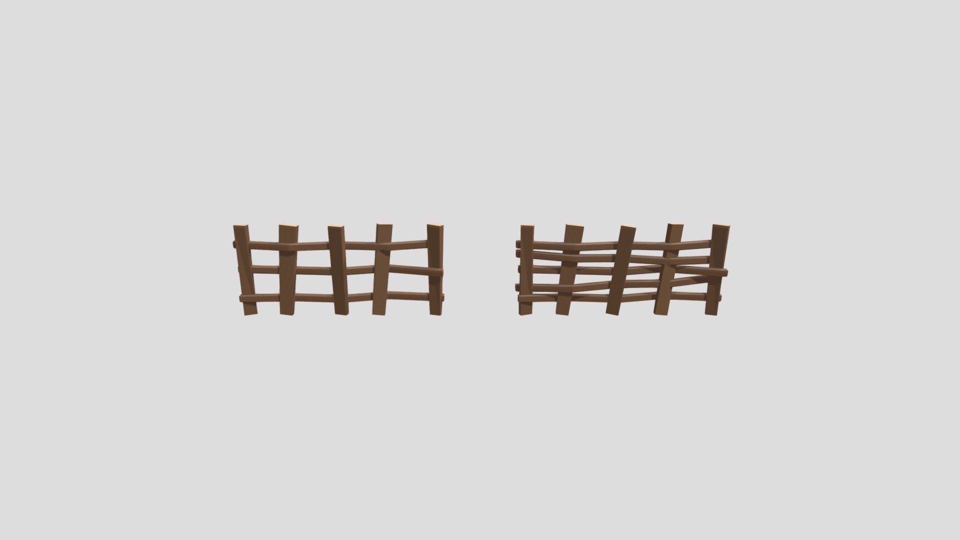 Fence LowPoly - Download Free 3D model by Imagination studio ...