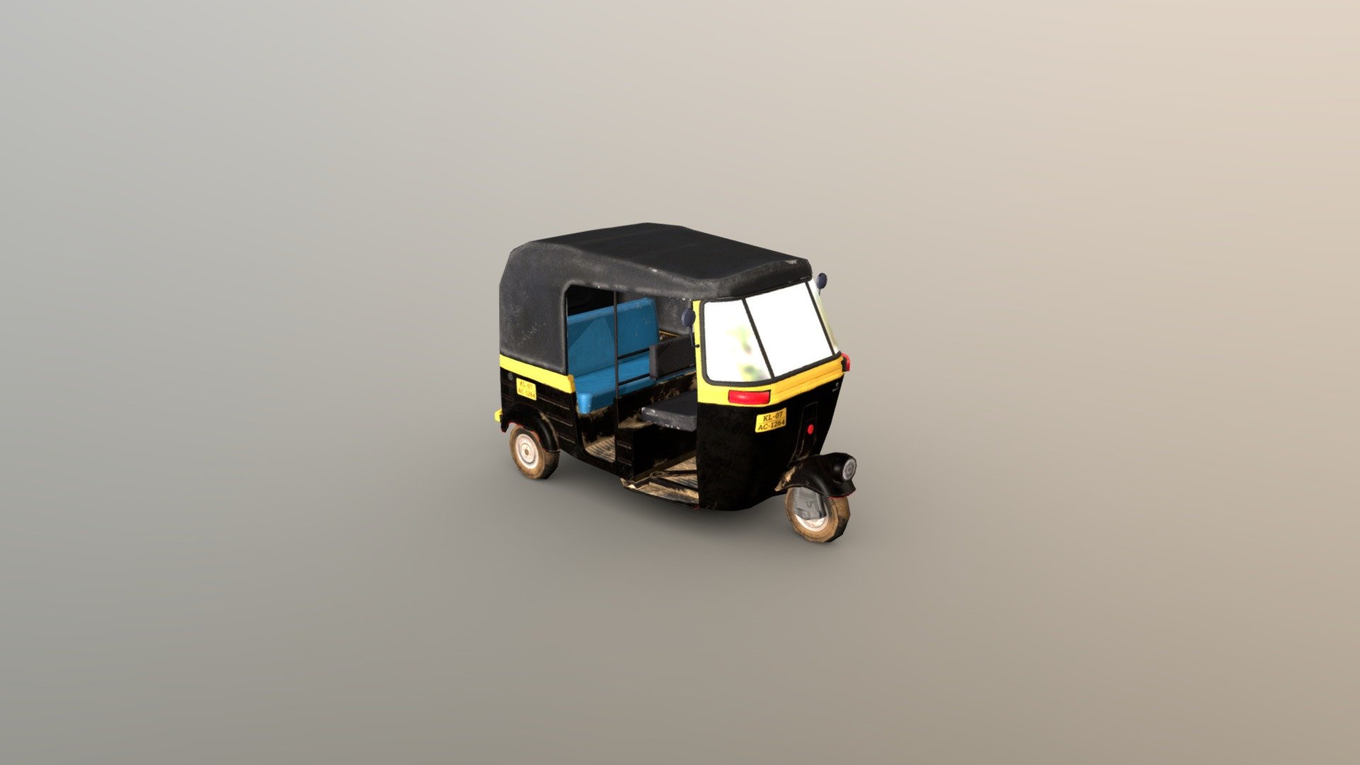 Auto rikshaw wip - Buy Royalty Free 3D model by Nodeaxis Interactive ...