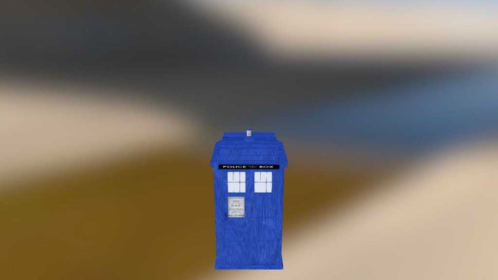 TARDIS - 3D model by Sam Brooks (@sambrooks94) [39de3e1] - Sketchfab