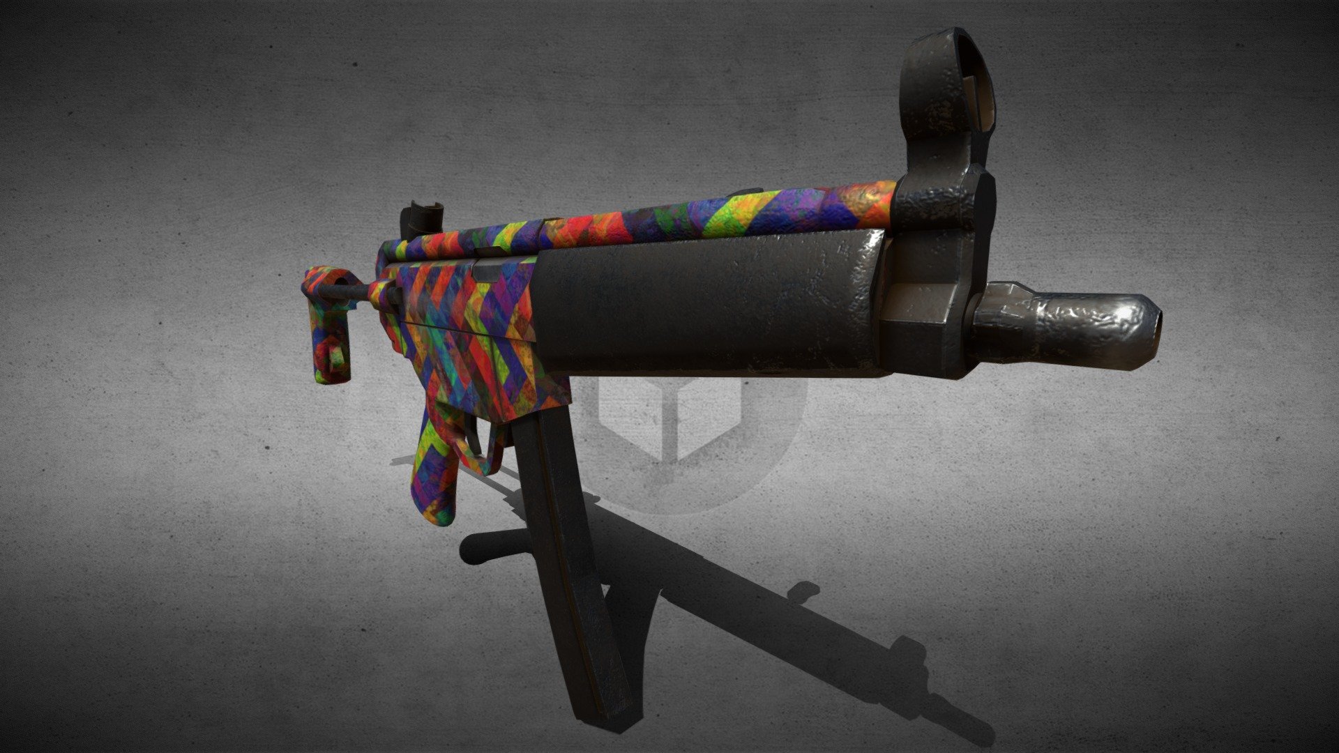 MP5 Custom - Download Free 3D model by Finley Searle (@FinleySearle ...