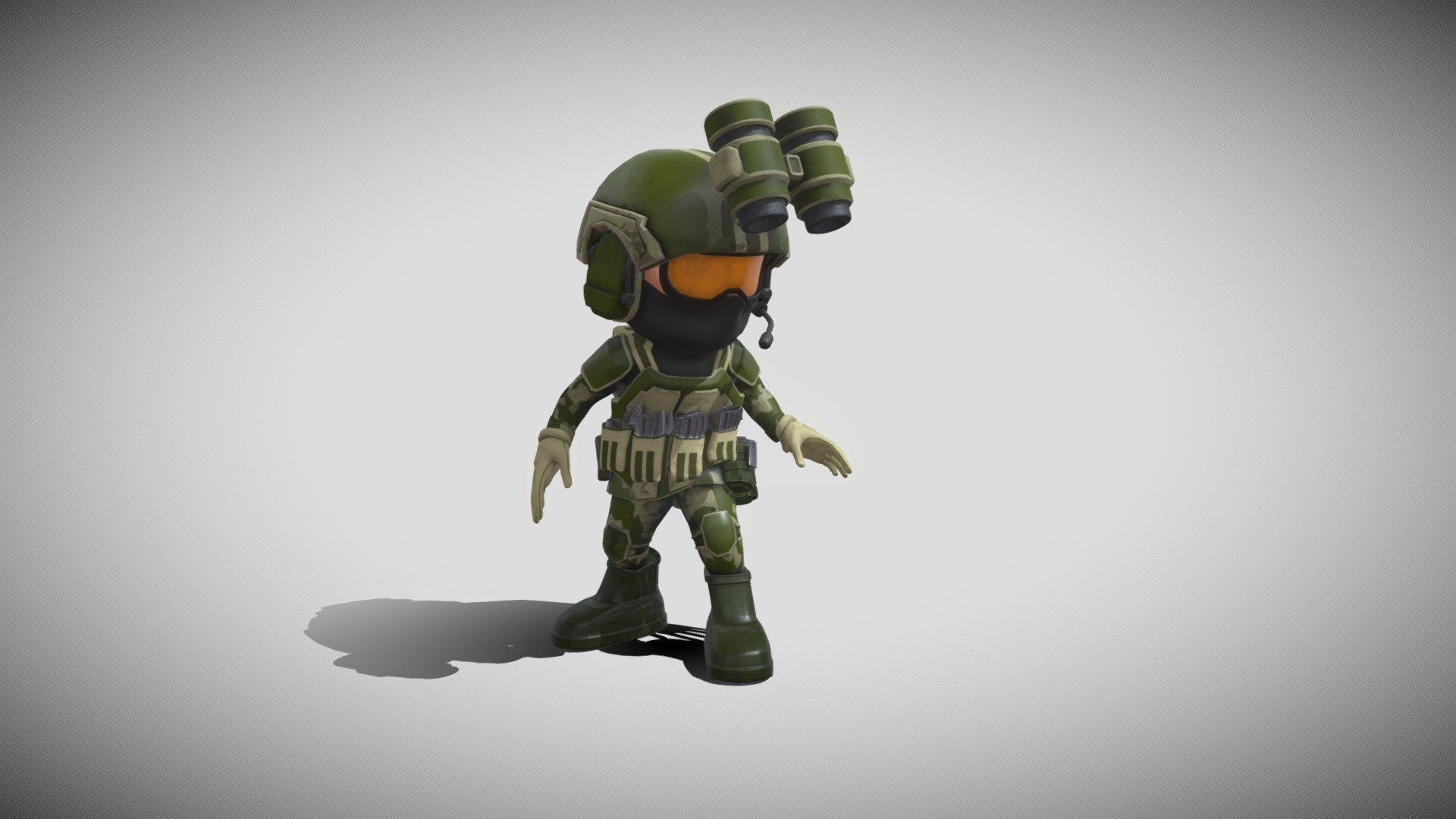 Spec-Ops (Woodland Camo) - 3D model by Telcy.Durand [39dea83] - Sketchfab