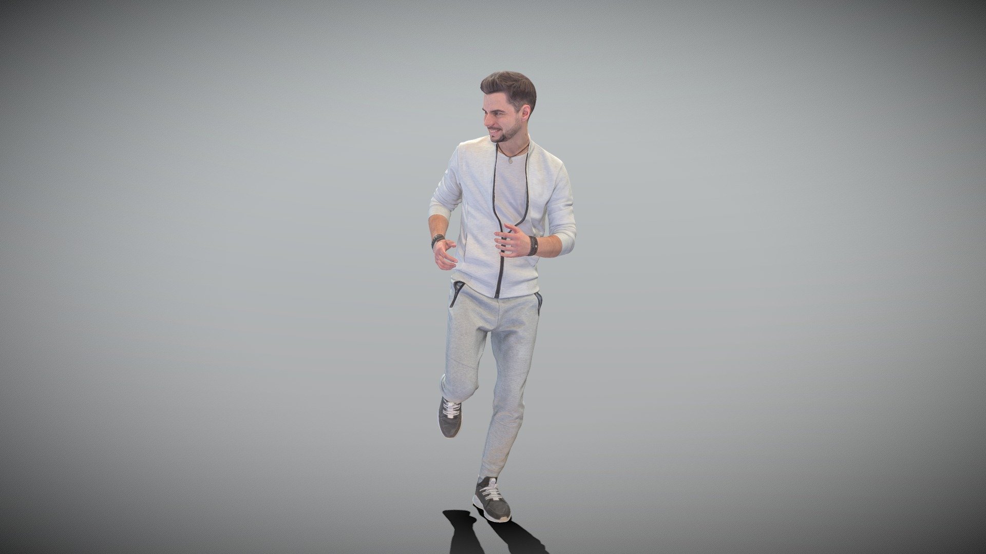 Handsome man running 407 - Buy Royalty Free 3D model by deep3dstudio ...
