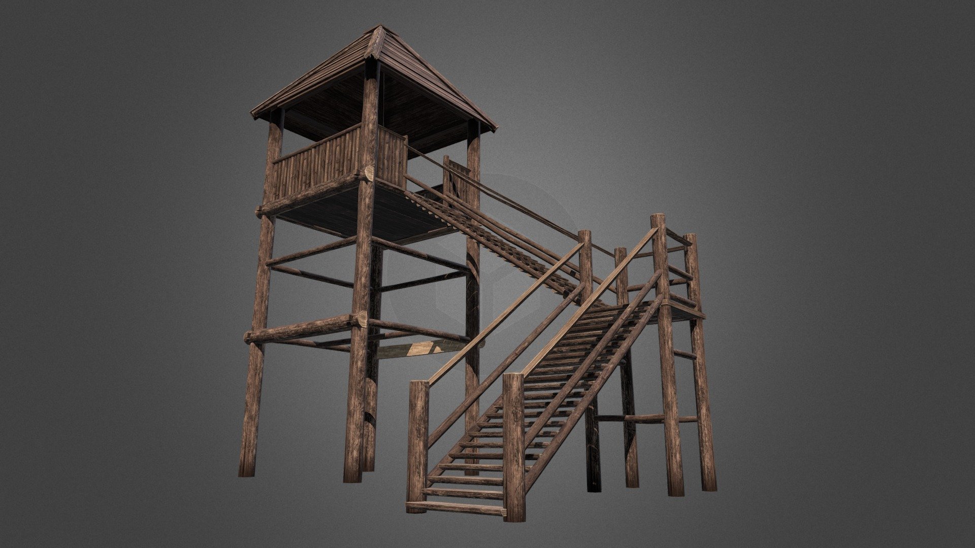 Viking Guard Tower - Buy Royalty Free 3D model by GamePoly (@triix3d ...