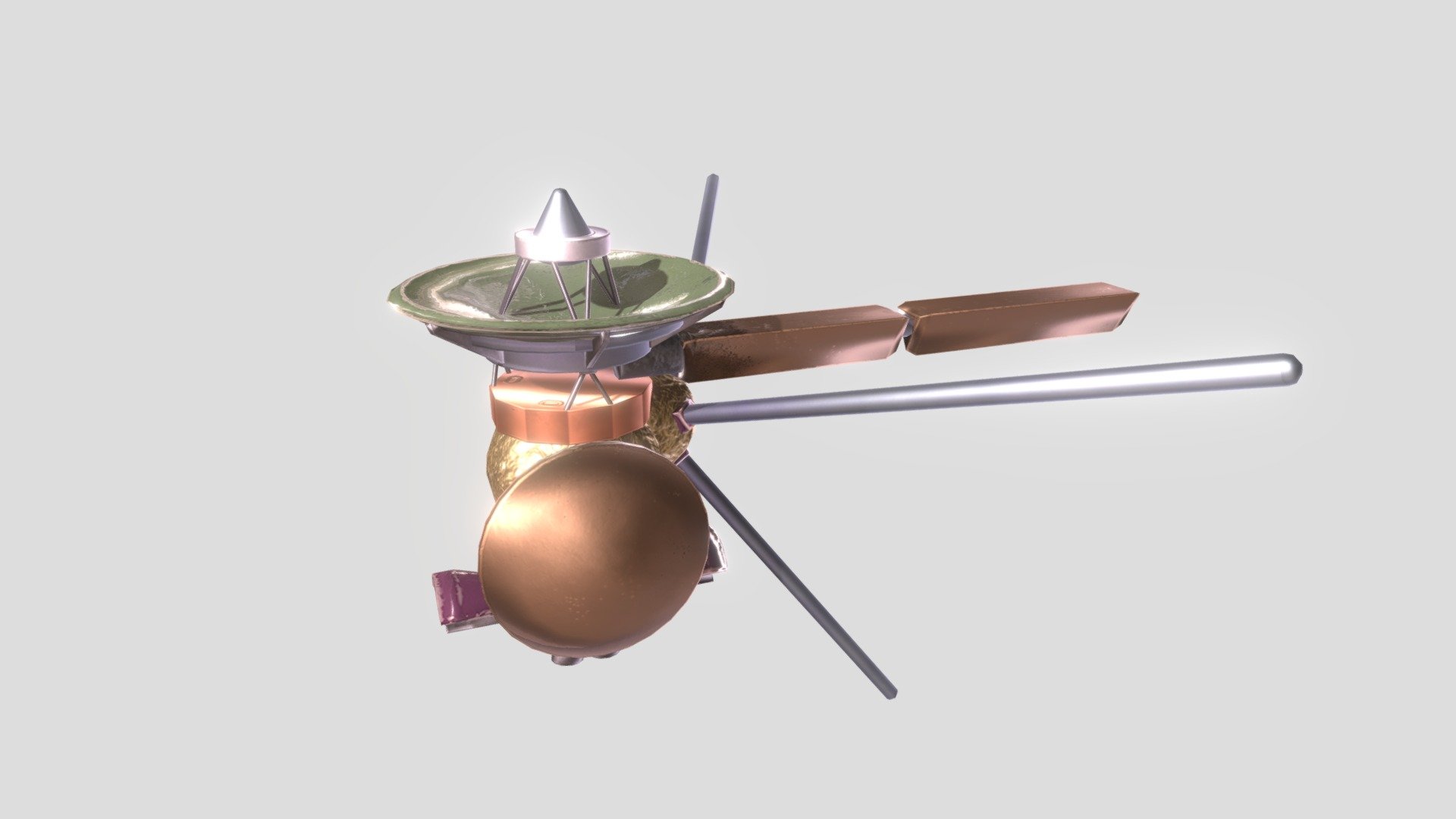 Cassini Spacecraft - 3D model by STB-TC [39e2748] - Sketchfab