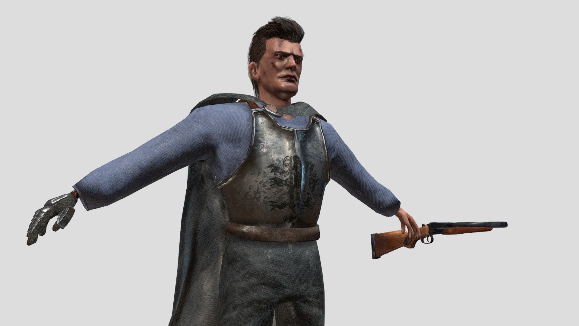 Ash Williams Army Of Darkness Game Character 3D Model By Kaelan