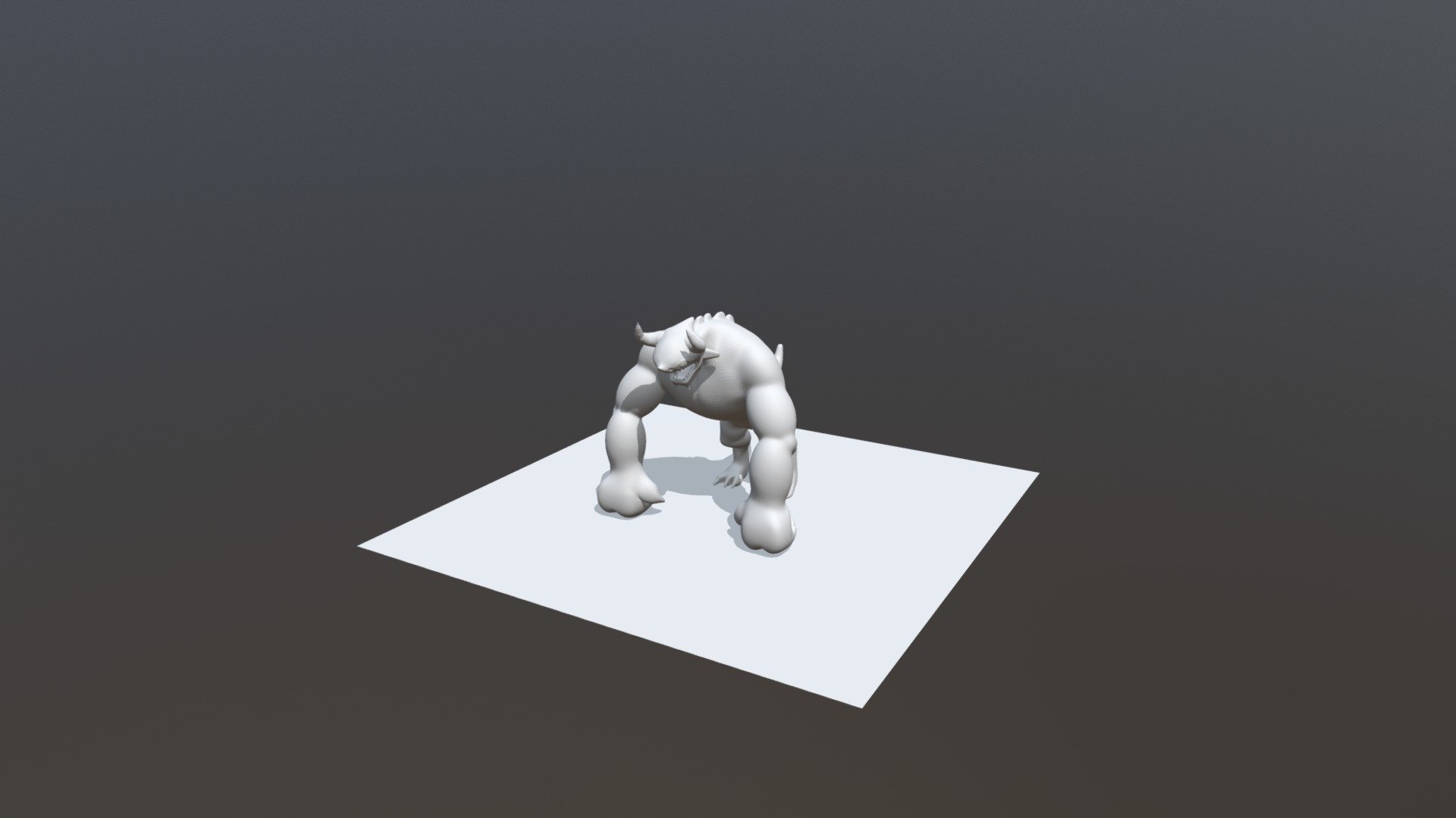 sculptjanuary - 006 - monster - 3D model by dany.ra [39e3ed9] - Sketchfab