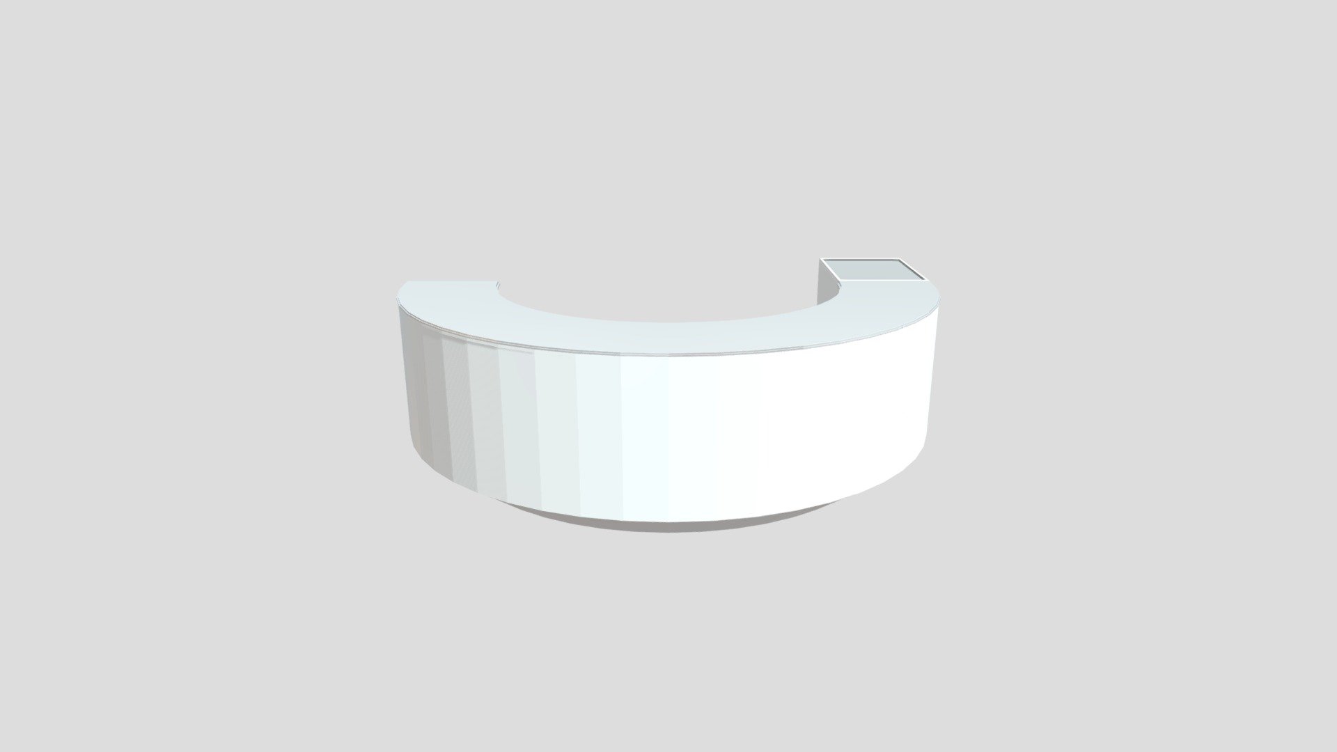 store_counter_with_glass_display - Download Free 3D model by tmii ...