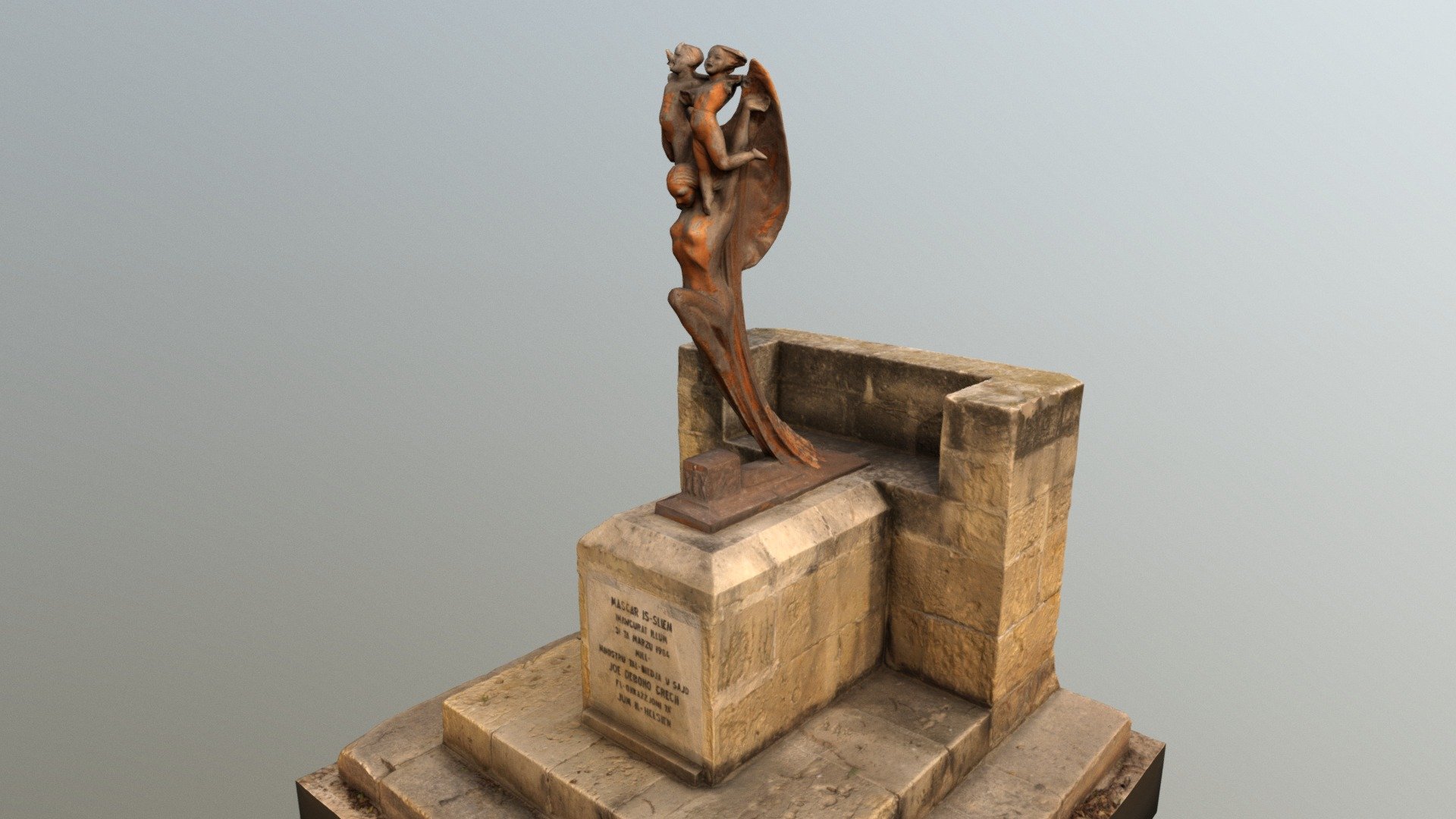 Masgar is-Sliem monument, Malta - 3D model by Andrej Boleslavský ...
