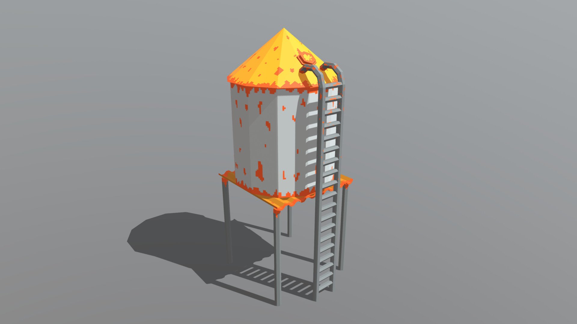 Low Poly Old Water Tower - Download Free 3D model by Mahdi Nazeri (@hosseintajteymori) [39e7567 ...