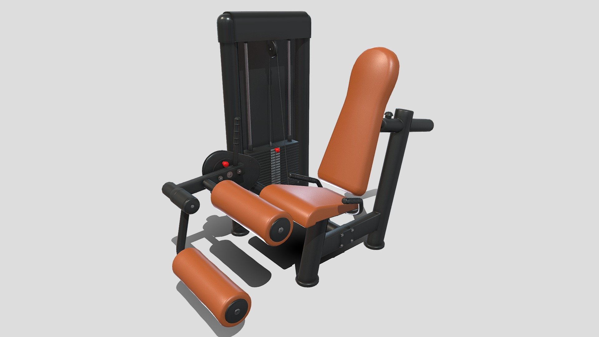 Leg curling machine - Buy Royalty Free 3D model by dragosburian [39e8250] - Sketchfab Store
