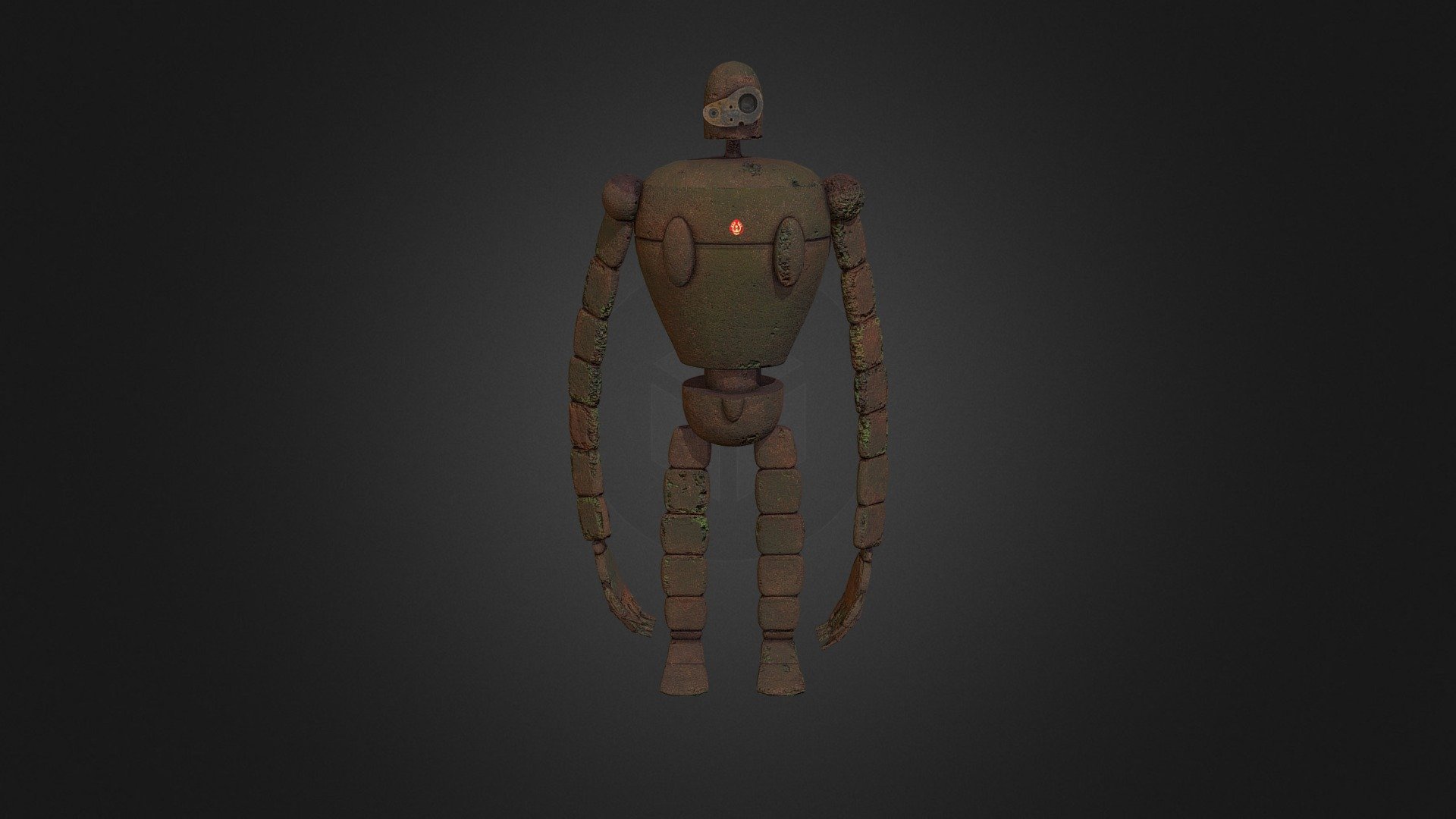 Ghibli robot (天空の城ラピュタ) - 3D model by (ꐦ ಠ皿ಠ ) (@andywu123) [39e92f9 ...