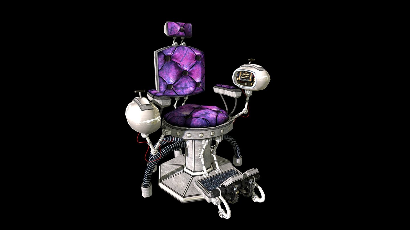 Captain's Chair - 3D model by olga_poloukhine [39ea1b9] - Sketchfab