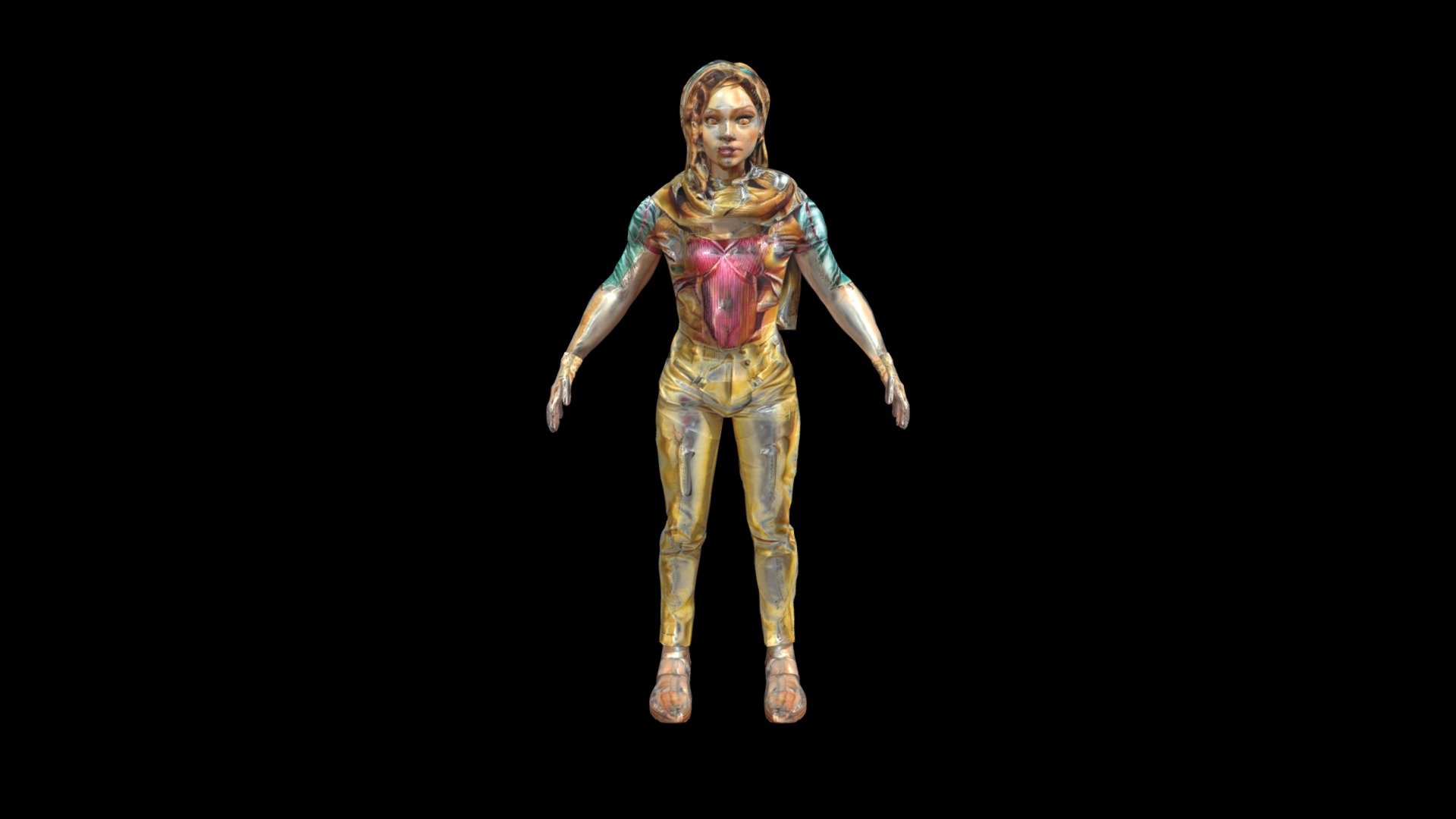 Meshy Jennifer Lopez 650c0278a82b36f1d9f6f208 - Download Free 3D model ...