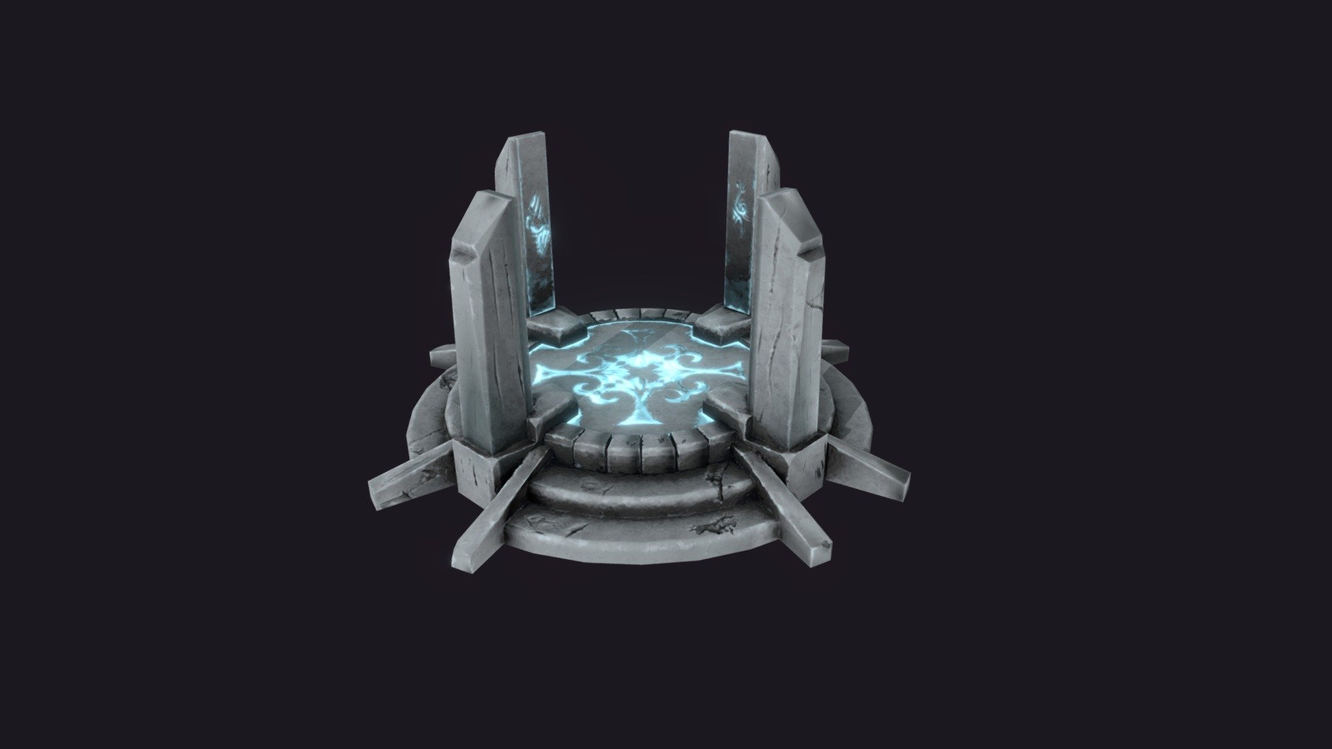Stylized Arcane Portal - 3D model by DanielZahariev (@kobalt23 ...