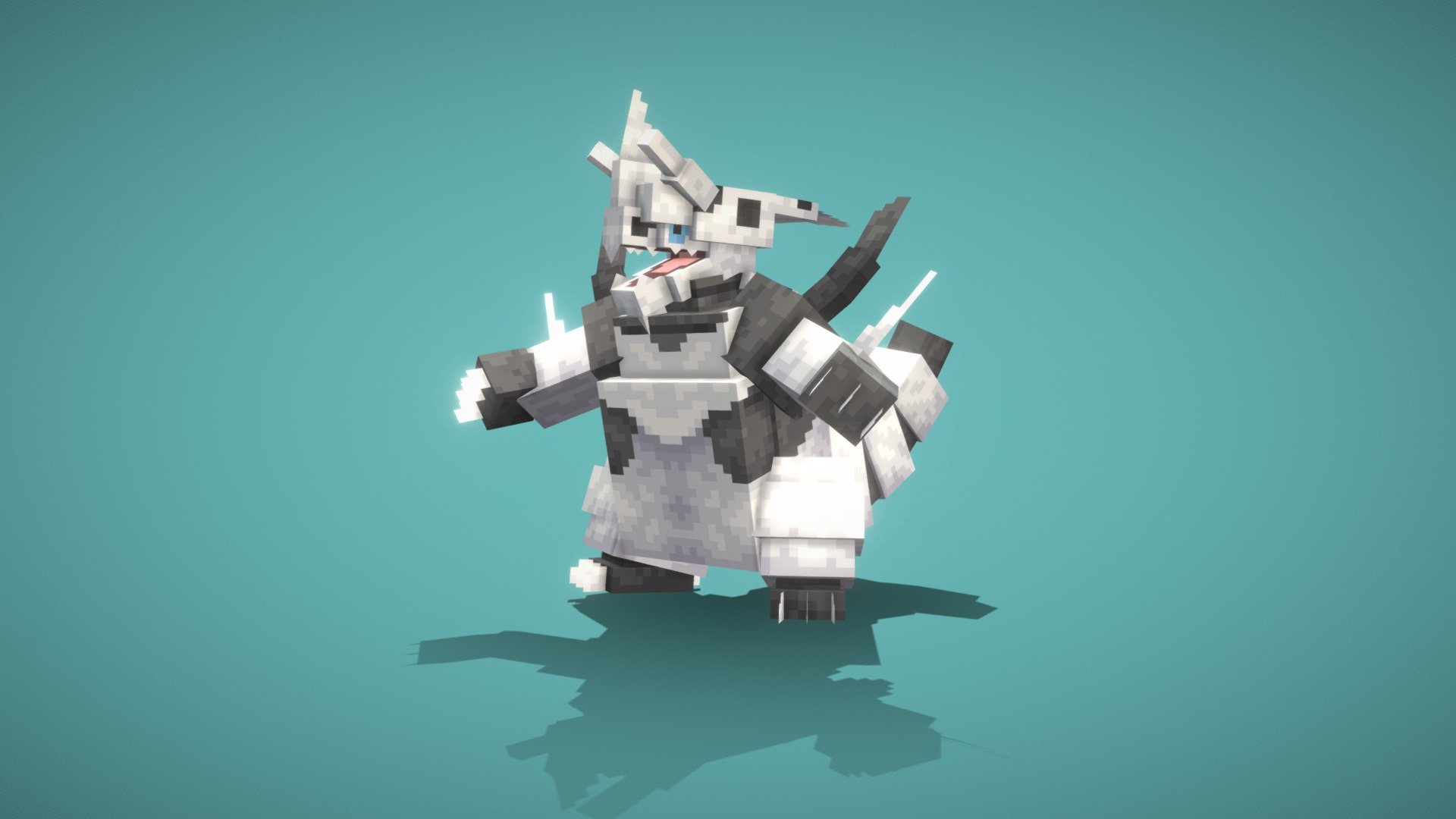 Mega aggron Model - Buy Royalty Free 3D model by SidhwinArts [39eccd0 ...