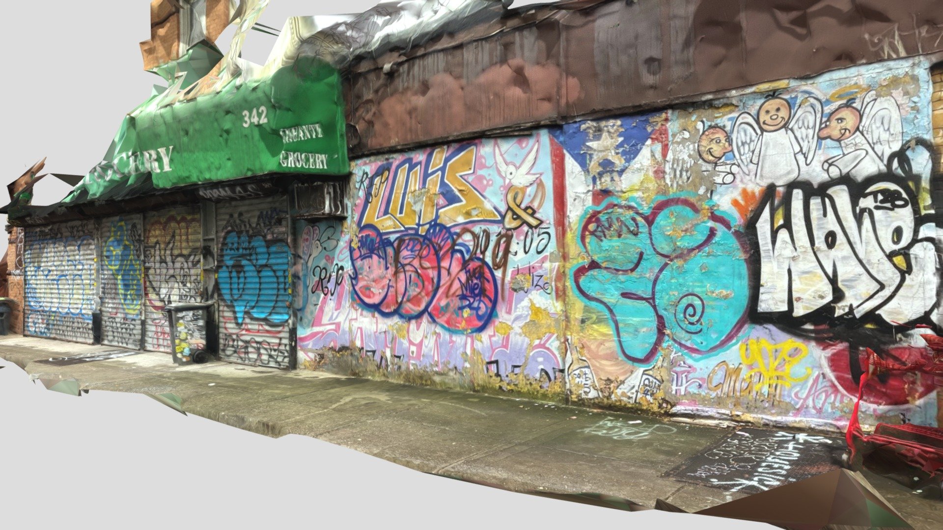 Infantine - Irving St, Brooklyn NYC graffiti - Download Free 3D model ...