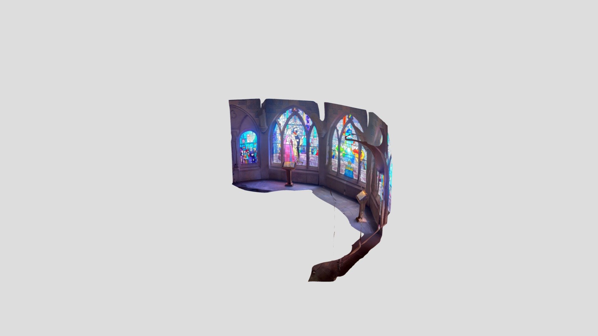 Disneyland Castle (Paris) - Download Free 3D model by P0R74L [39f0788 ...
