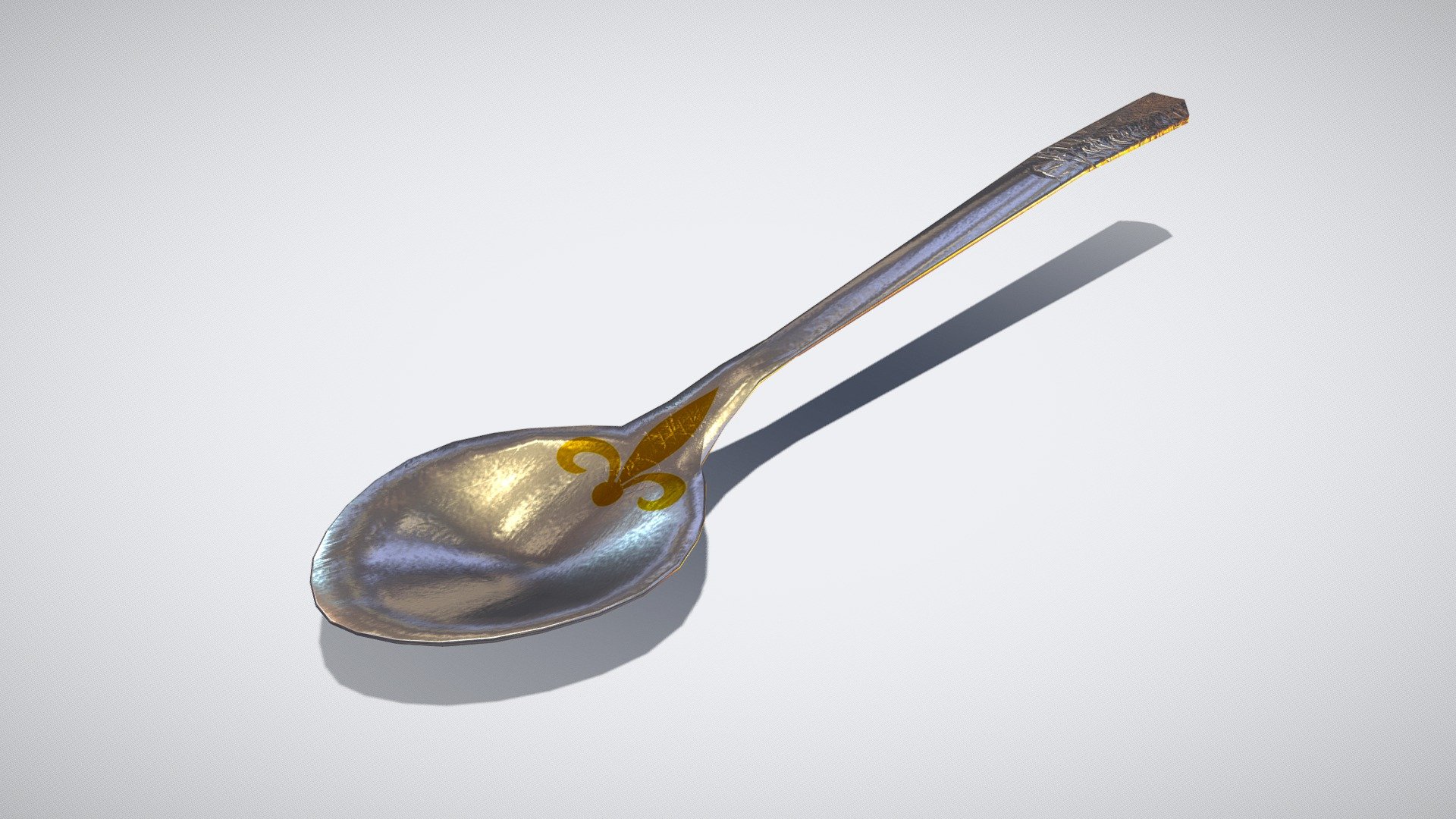Low poly iced tea spoon - Download Free 3D model by Orpind (@leondp ...