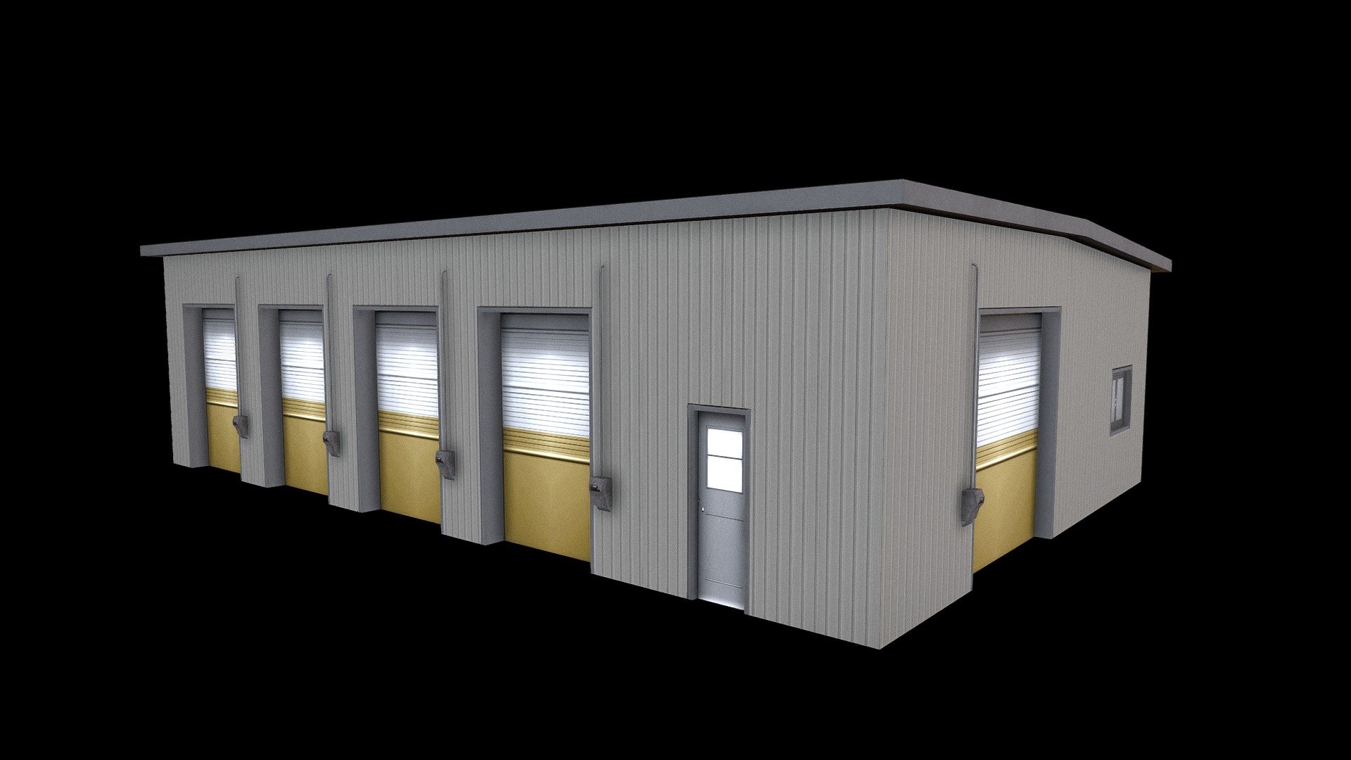Warehouse - Buy Royalty Free 3D model by Ravi Jangid (@ravijangid.rv ...