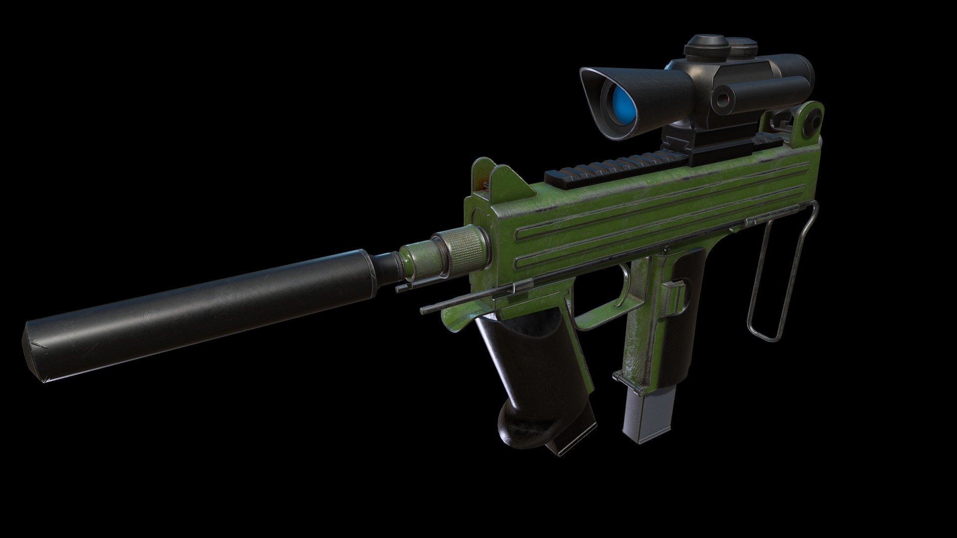 CBJ-MS PDW - 3D model by Andrei Sovetkin (@skaut) [39f305c] - Sketchfab