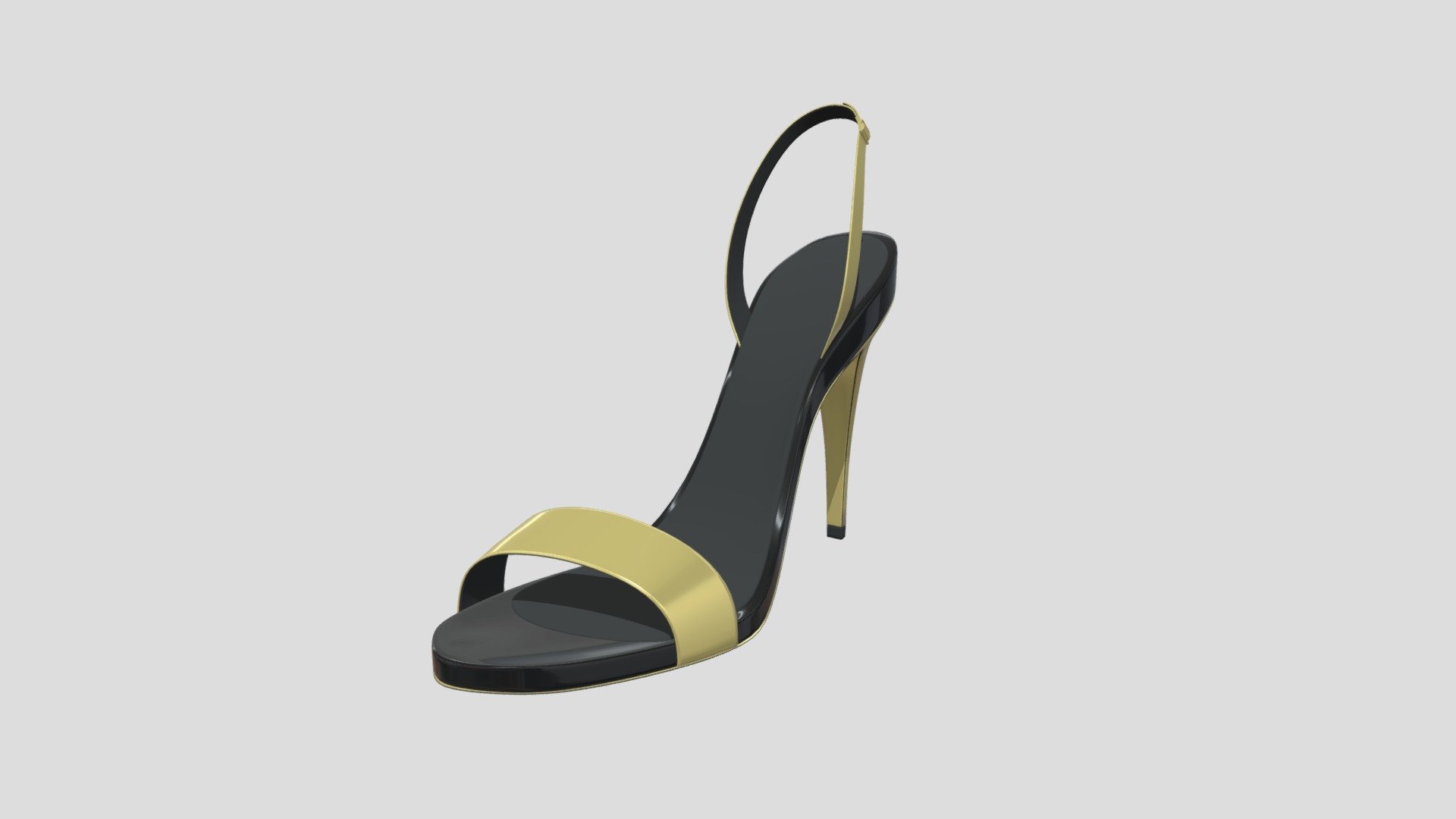 Slingback Sandal Heels - Download Free 3D model by hiirusama [39f3ae0 ...