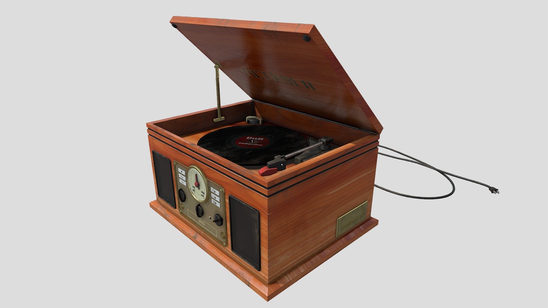 Record Player - 3D model by chrisdaviduk [39f4783] - Sketchfab