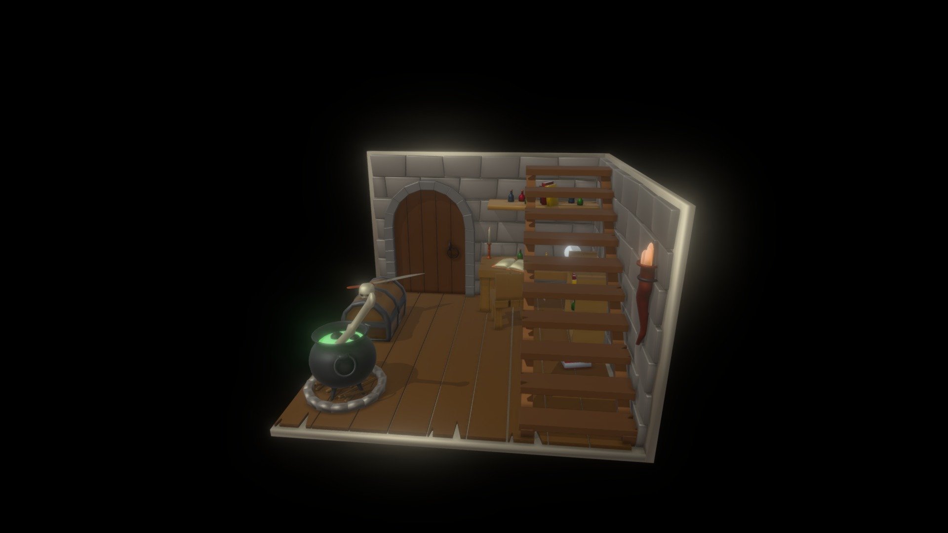 Lab Potions - 3D model by Maria_iChtar_Benlaredj [39f5ba8] - Sketchfab