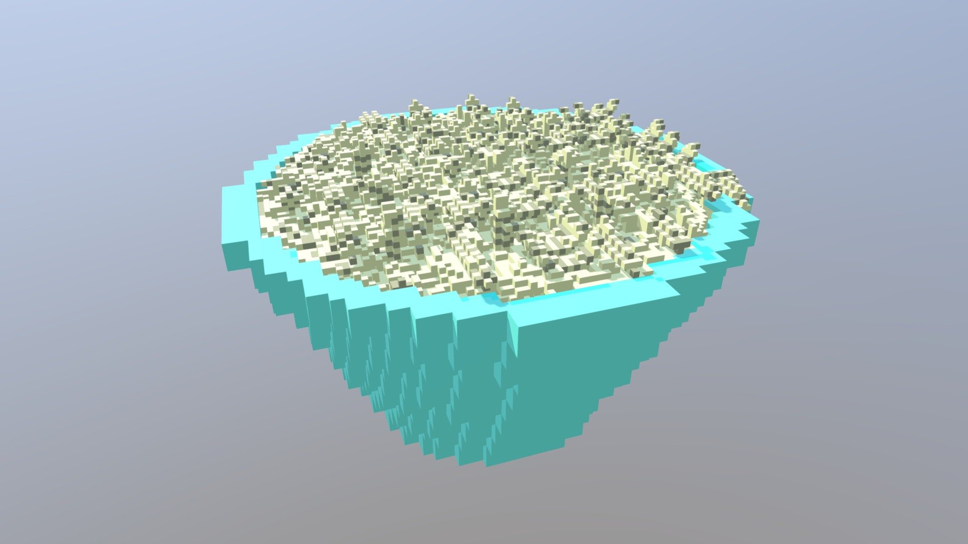Worm Cake 3D Voxel Art - 3D model by zegnor [39f5d88] - Sketchfab