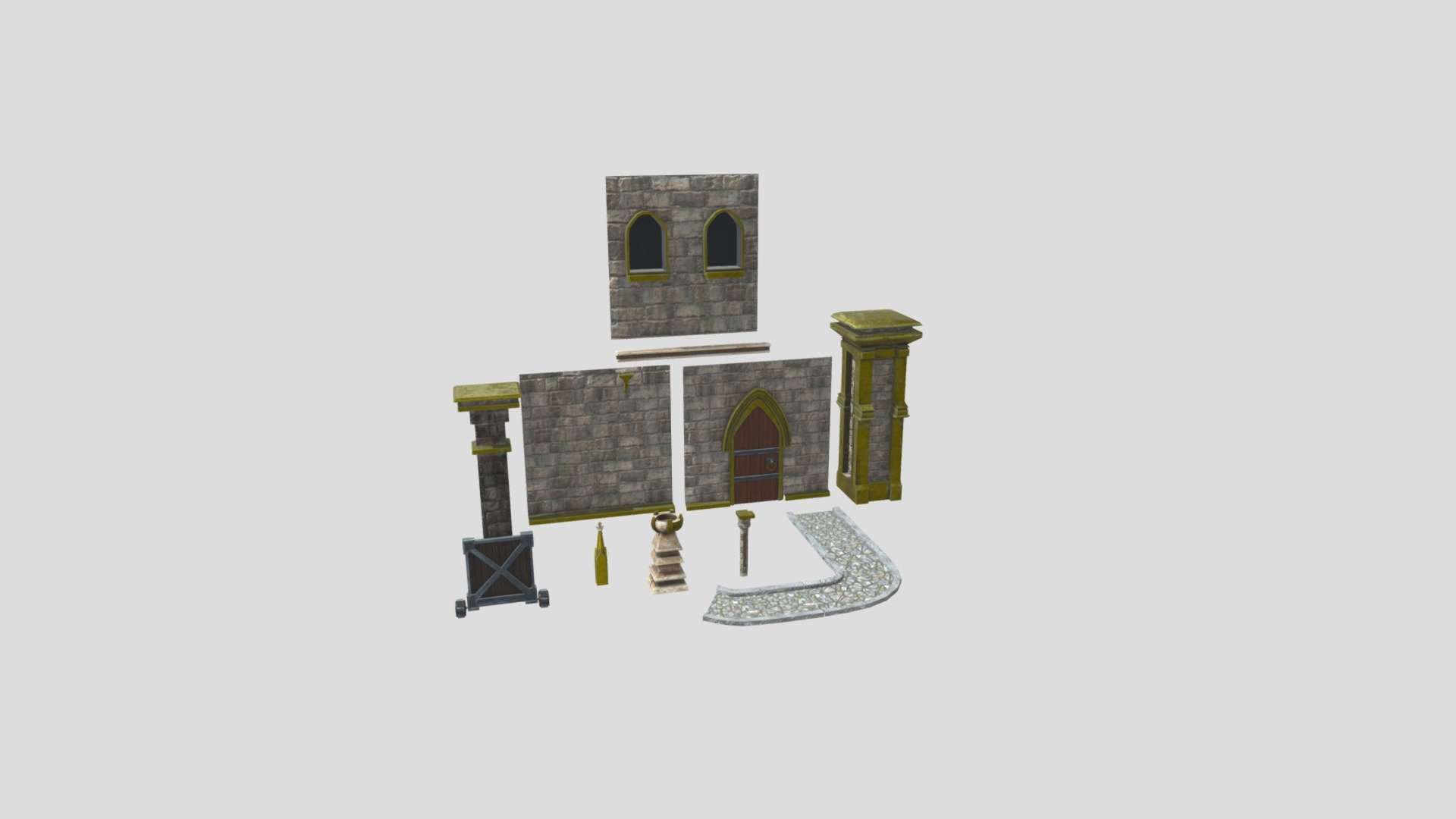 Modular Asset Pack - Download Free 3D model by JordinTanderson [39f88c8 ...