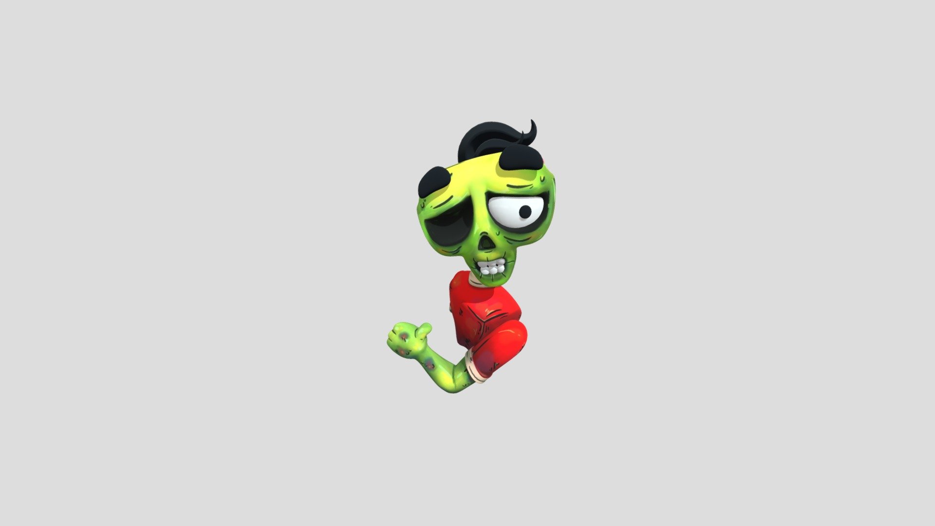 Chilling Zombie - 3D model by Ketsuryh [39f9e9e] - Sketchfab