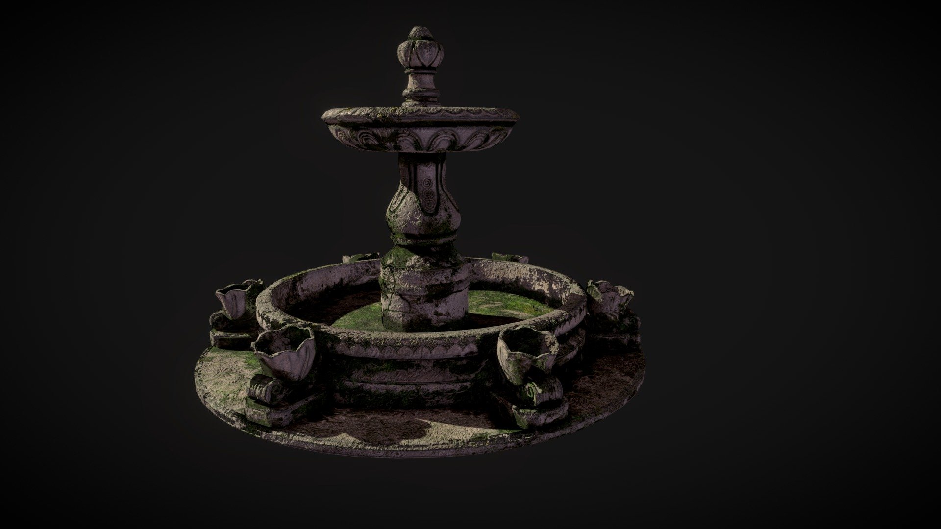 Fountain - 3D model by Shadowfang [39fd50f] - Sketchfab