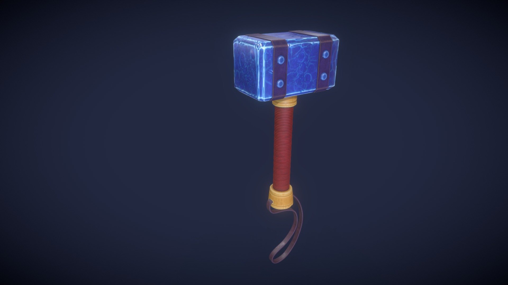 Stylized Hammer - 3D model by raV (@raV_3d) [39fdf3b] - Sketchfab