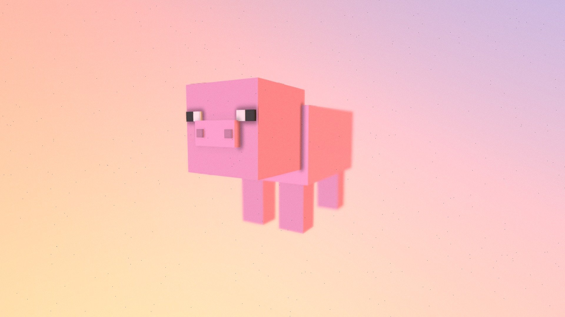 Minecraft Pig low poly rigged and animated - Download Free 3D model by ...