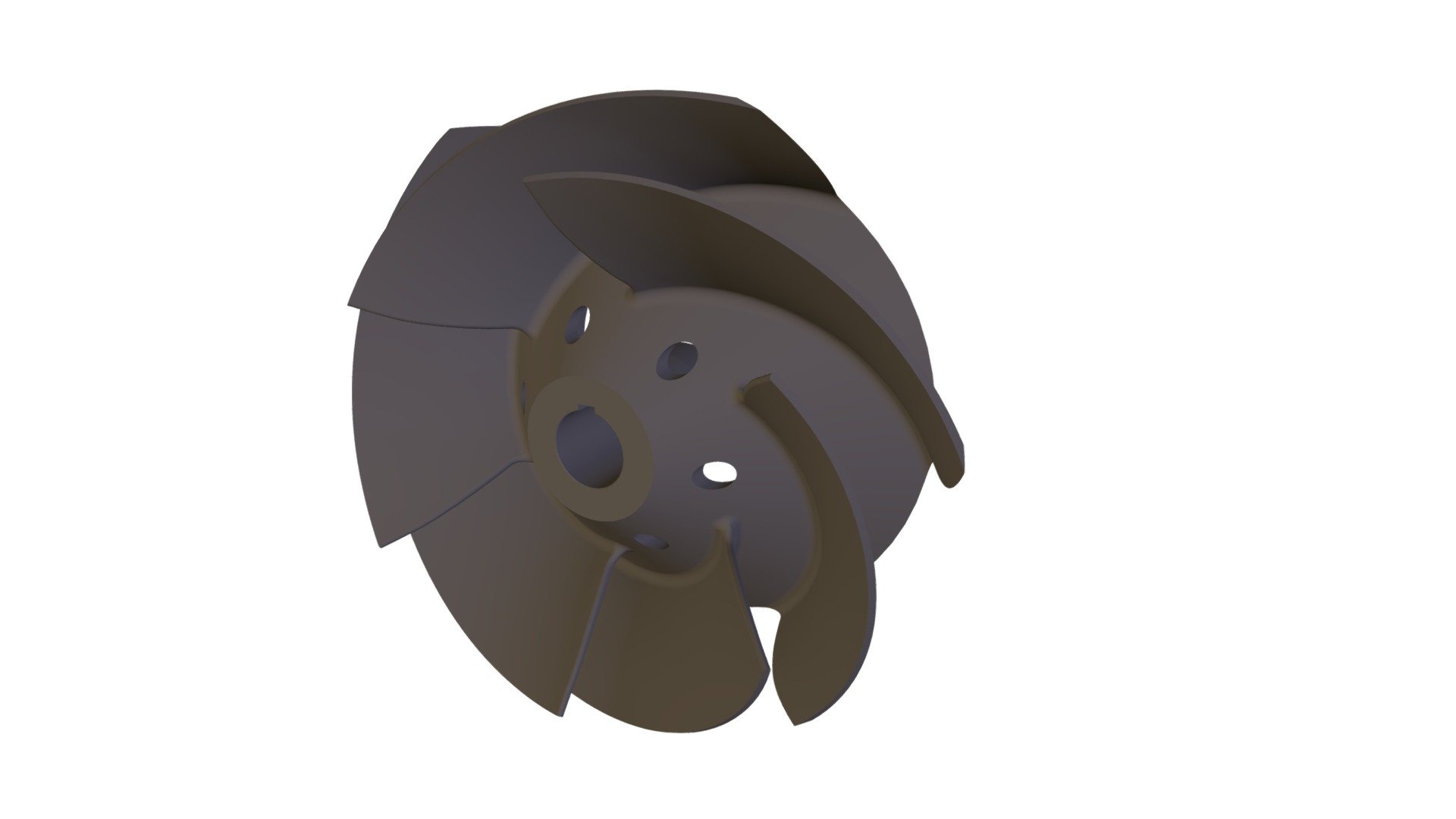 Open Vane Impeller - 3D model by m.wilson [3EecXN4] - Sketchfab
