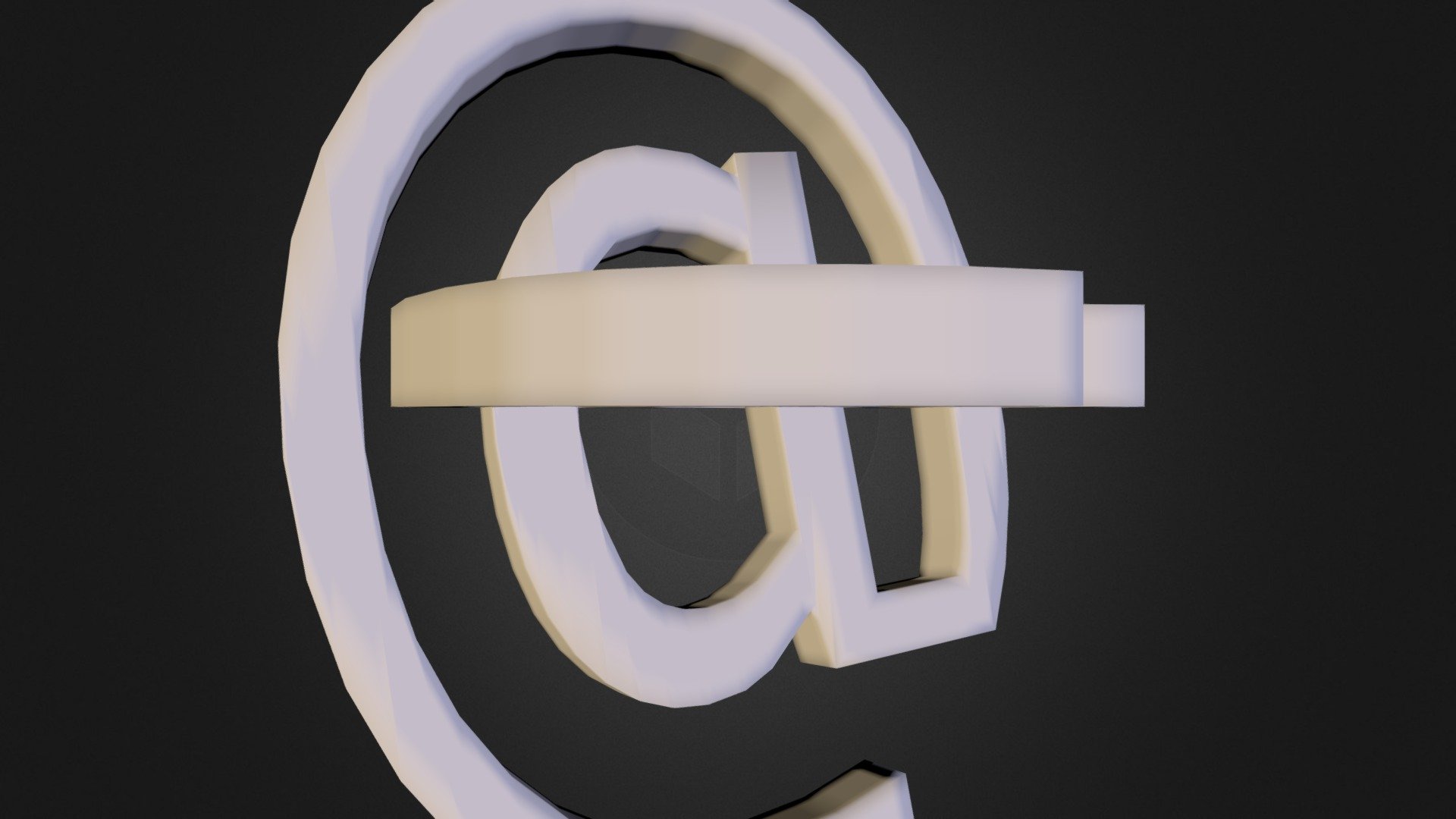 Two times @ - 3D model by Dick Stada (@stada) [3PXHQvx] - Sketchfab