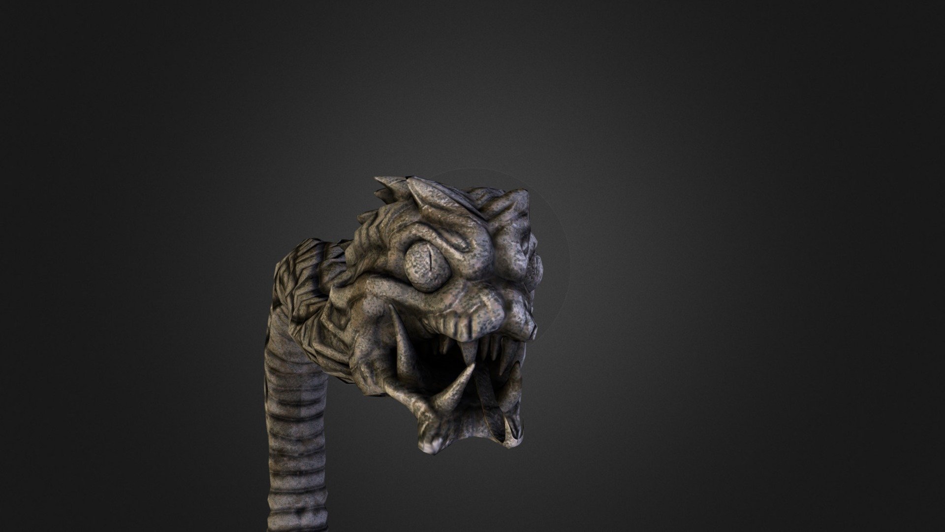 SnakeStatue - 3D model by BoucartG [3StswRG] - Sketchfab