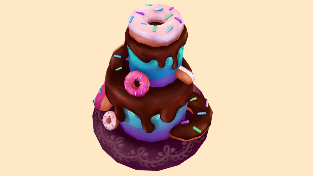 tortas - A 3D model collection by RXRAY:ICONIO3D (@RXRAY_ICONIO3D ...